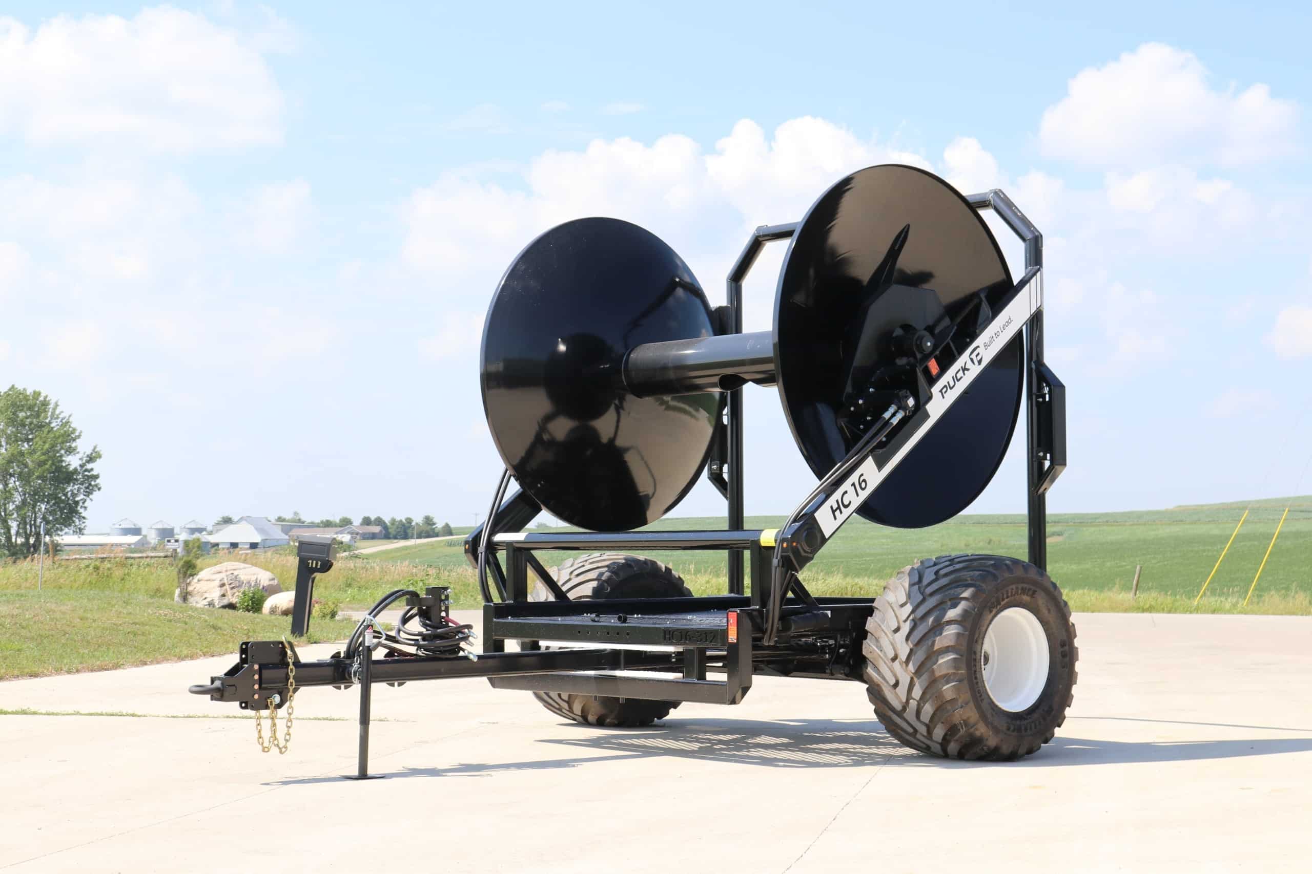Single Axle Hose Cart | Puck
